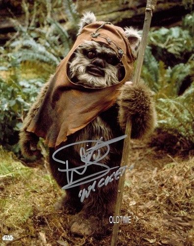 Star Wars Warwick Davis "Wicket" The Ewok Reprint Autographed Signed ...