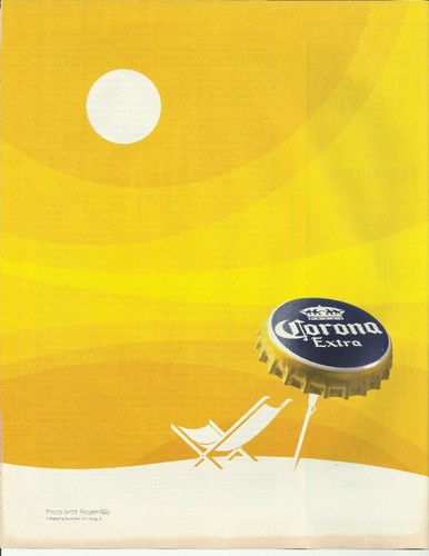 Corona cap umbrella - Corona - Beer ad | eBay