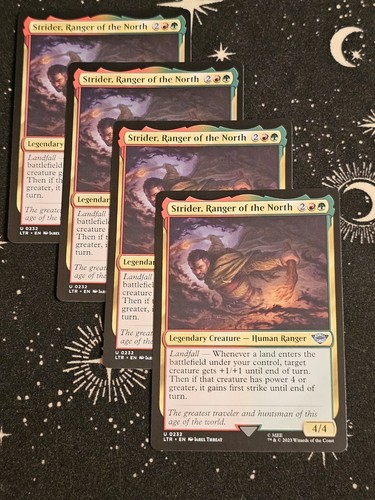 4 of Strider, Ranger of the North, LOTR MTG TCG | eBay