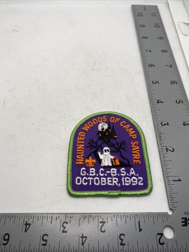 1992 GBC Greater Boston Council Haunted Woods Of Camp Sayre BSA 38D ...