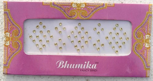 India Traditional Exclusive Bridal Decorative Gem Bindi Sticker ...
