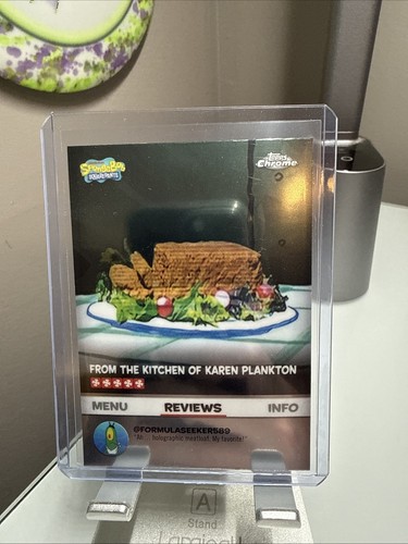 2025 Topps Chrome SpongeBob 25th Ann. Holographic Meatloaf BB-1 | eBay
