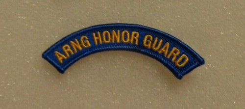 ARMY PATCH, SSI, ARMY NATIONAL GUARD HONOR GUARD TAB, BLUE AND GOLD | eBay