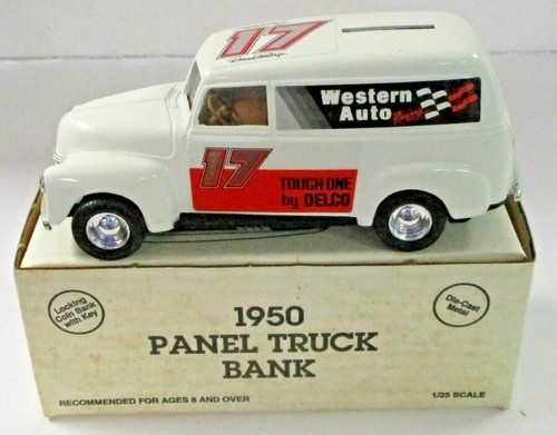 ERTL 1950 Panel Truck Bank - Western Auto Racing - Item No. 7553 - Pre ...