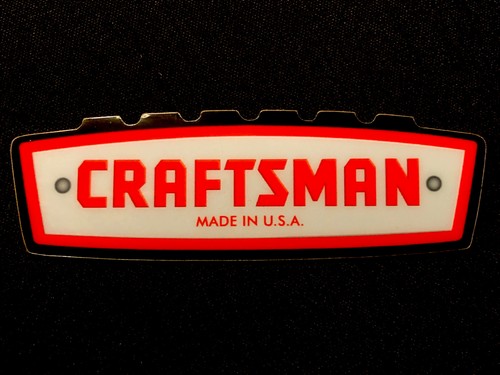 CRAFTSMAN STICKER "MADE IN USA" 4“ X 1 1/4" GLOSSY THICK WATERPROOF ...