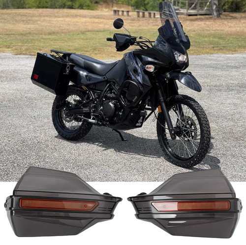 Kawasaki KLR250 KLR650 Z1000 Z750 7/8" Handlebar Windproof Hand Guards ...