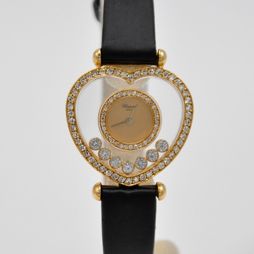 Chopard Happy Diamonds Heart 18k Yellow Gold Happy Diamonds Quartz 20/4516 | eBay