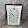 1982 Bucherer Solid Brass Quartz Pendulum Table Clock | eBay