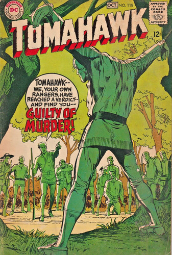 TOMAHAWK #118 GUILTY OF MURDER NEAL ADAMS COVER DC SILVER-AGE 1968 | eBay