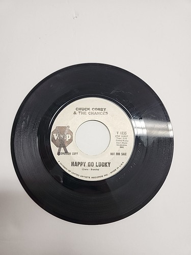 45 RPM SOUL/CHUCK CORBY AND THE CHANCES/MAN LOVES TWO/HAPPY GO LUCKY V ...