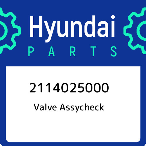 2114025000 Hyundai Valve assycheck 2114025000, New Genuine OEM Part | eBay