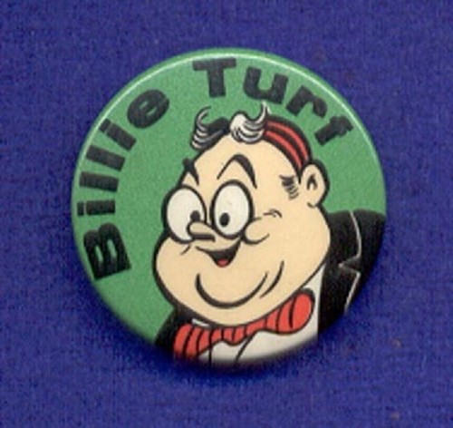 Old Billie Butner Turf Dutch Reg Parlett Cartoon Comic Character Button ...