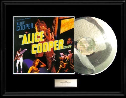 ALICE COOPER SHOW WHITE GOLD PLATINUM TONE RECORD LP RARE NON RIAA ...