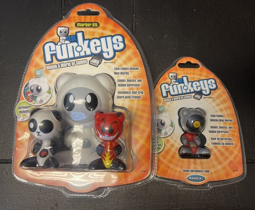 U.B. funkeys (UB) RARE LOT OF 2 SEALED NEW PACKS: Starter Kit Radica ...