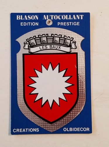 Autocollant / sticker logo / blason Les Baux - Années 1980 | eBay