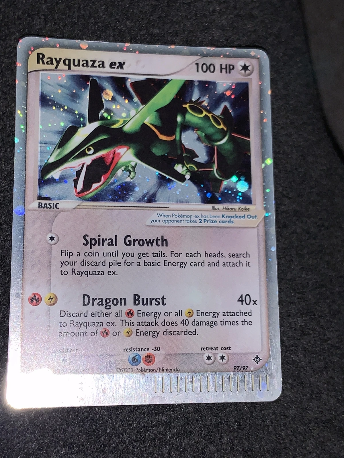 Rayquaza ex 2003 EX: Dragon #97/97 Holo Price Guide - Sports Card Investor