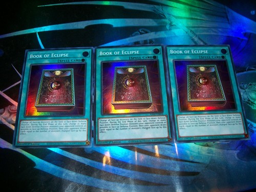 3x Book of Eclipse 1st Edition Super Rare RA02-EN054 Yu-Gi-Oh! | eBay