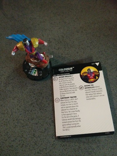 Heroclix Colossus 037 X-Men Animated Series Dark Phoenix Saga Super ...