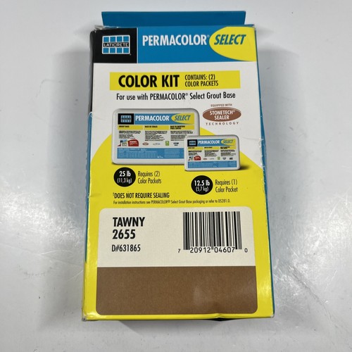 Laticrete Permacolor Select Grout Color pack Contains 2 packs Tawny ...