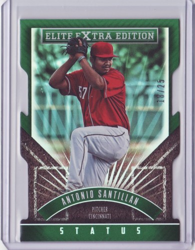2015 Elite Extra Edition Status Emerald Die Cut #50 Antonio Santillan ...