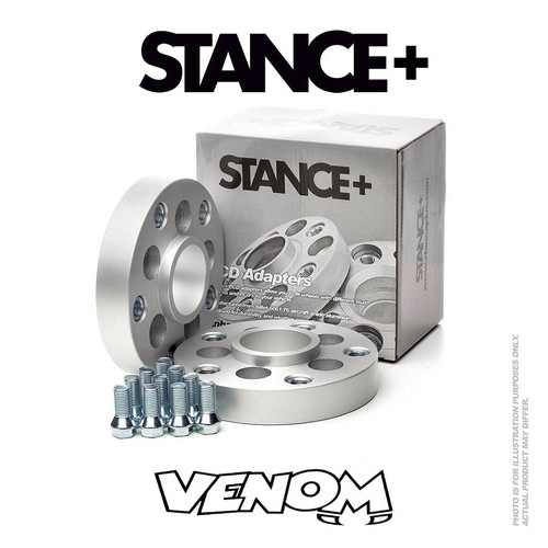 Stance+ 30mm PCD Hub Adapters VW Corrado 5x100 57.1 to 5x130 71.6 M14 ...