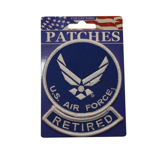 2pc Set US Air Force Retired Embroidered Iron On Patch - USAF 76-E | eBay