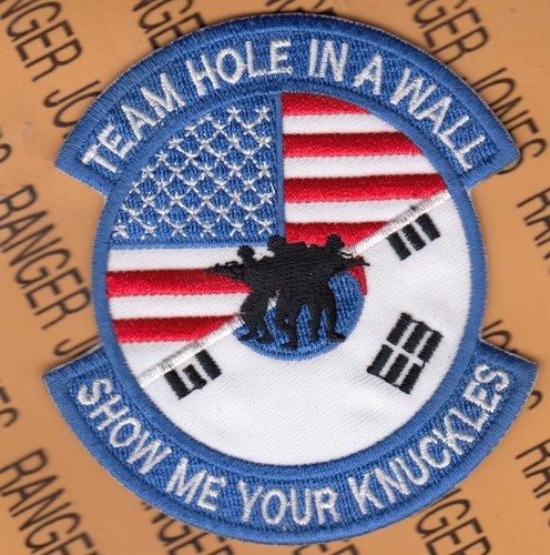 USAF Air Force 51st Security Forces Sq SFS Hole in the Wall 3.75" patch ...