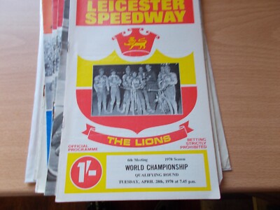 Speedway Motor Sport Programmes & Guides for sale | eBay