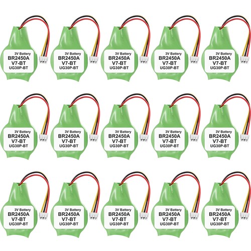 15PCS BR2450A 3V 500mAh V7-BT UG30P-BT for HMI Touch Screen UG221 ...