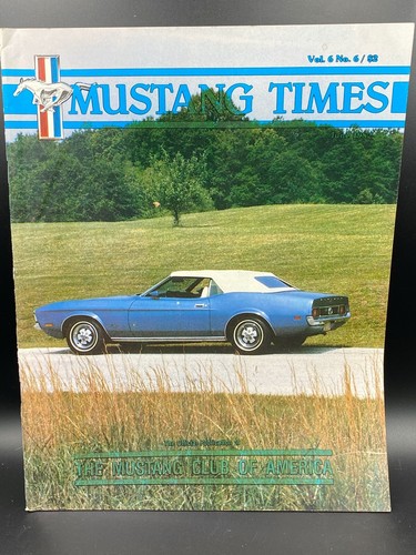 Mustang Times Magazine MAY 1982 Mustang Club of America | eBay