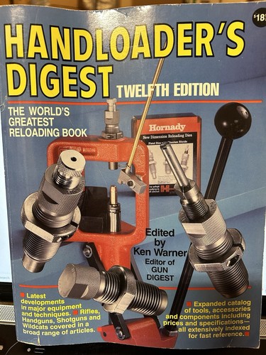 HANDLOADER'S DIGEST 12TH EDITION EDITED BY KEN WARNER | eBay