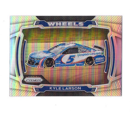 2021 Panini Prizm Racing Kyle Larson Silver Prizm Wheels Insert #69 | eBay