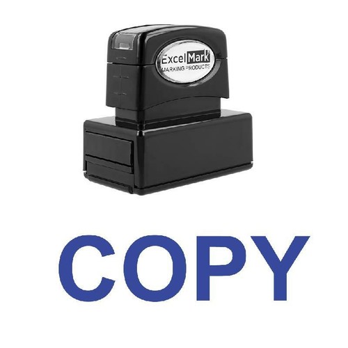 COPY Stamp - Pre-Inked / Blue | eBay