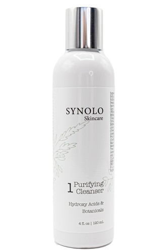 SYNOLO Skincare Hydroxy Acids & Botanicals Step 1 Purifying Cleanser 4 ...