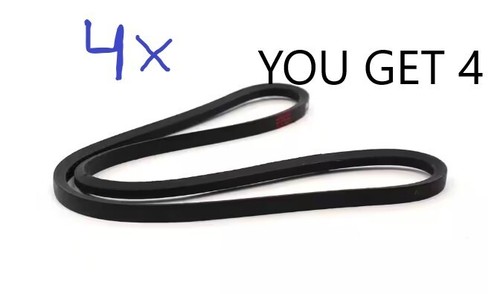 🌟LOT OF 4 BELTS VBelt V-Belt A46 4L 4L480 1/2" x 48" HVAC Lawn Mower ...