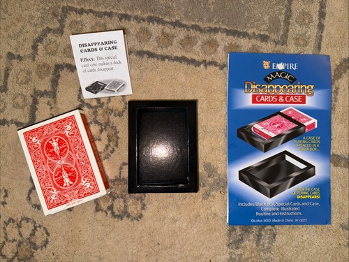 Disappearing Cards & Case by Empire Magic - Magic Trick | eBay