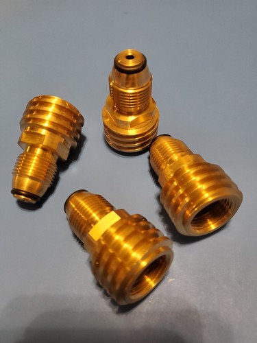 4Pcs Converts Propane LP TANK POL service valve to QCC (Type 1) outlet ...