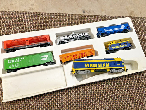Tyco Long Hauler Train Set + Extras, box damage, read description | eBay
