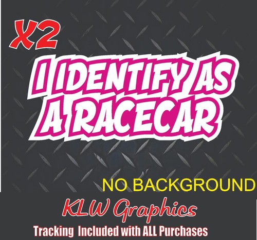 I Identify As A Race Vinyl DECAL STICKER Car Truck Diesel Boost Turbo ...