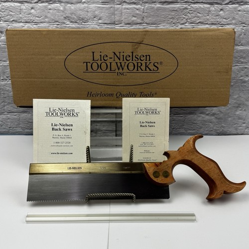 Lie-Nielsen Tool Works Dovetail Saw Cherry Handle 15ppi Rip 9" Brand ...