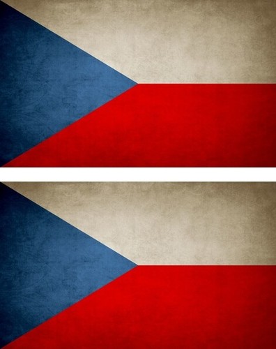 2X Vintage Distressed Flag Sticker CZ CZECH REPUBLIC | eBay