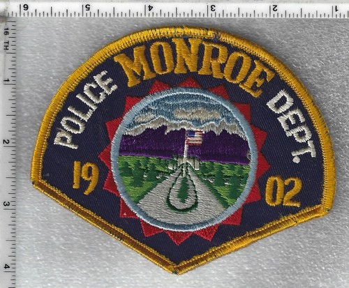 Monroe Police (Washington) Shoulder Patch | eBay