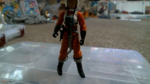 Star Wars Figure Shira Brie Rebel Pilot Evolutions 3 Legacy 2009 Rogue ...