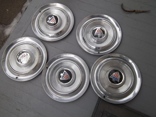 1958-1960 AMC RAMBLER AMBASSADOR SET OF 5 WHEEL COVERS | eBay