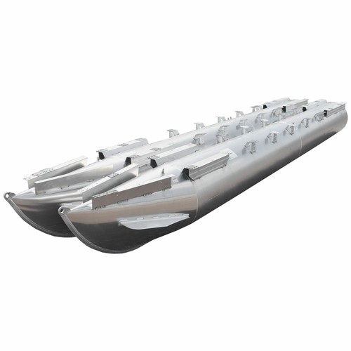 Pontoon Boat Log Floats Tubes | w/ Strakes 22 FT x 25 Inch (Set of 2 ...