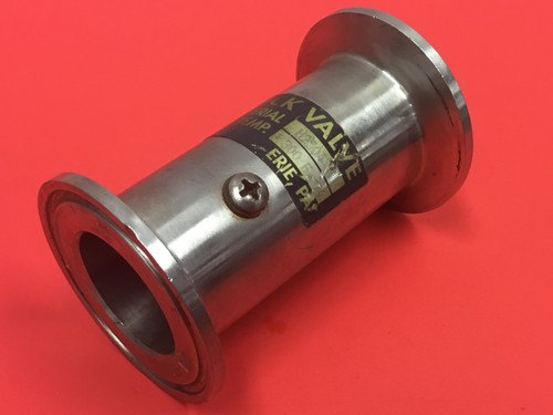 Technocheck brand - Inline Check Valve w/ 1-1/2" Tri-Clamp fittings | eBay