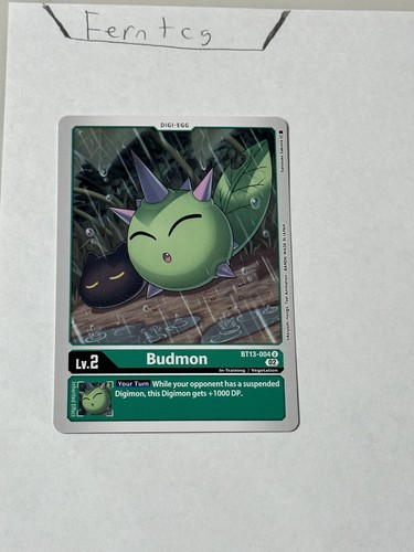 Digimon Budmon Uncommon NM Versus Royal Knight Ships Same Day! | eBay