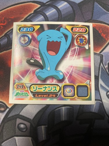 Wobbuffet Patient Japanese Pokemon Seal Sticker #249 Non Holo Amada ...