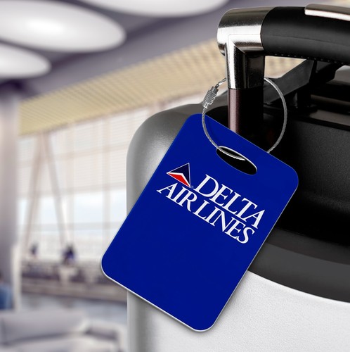 Delta Airlines Retro Luggage Tag - Aviation, Travel, Cabin Crew | eBay