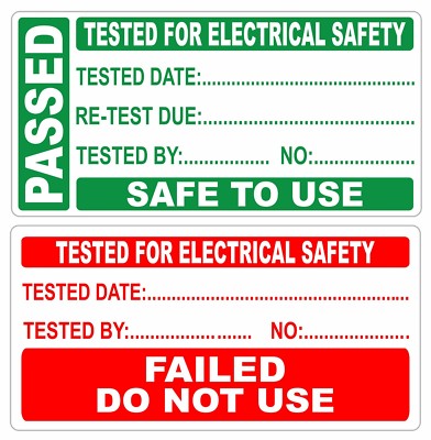 Pat Test Labels for sale | eBay